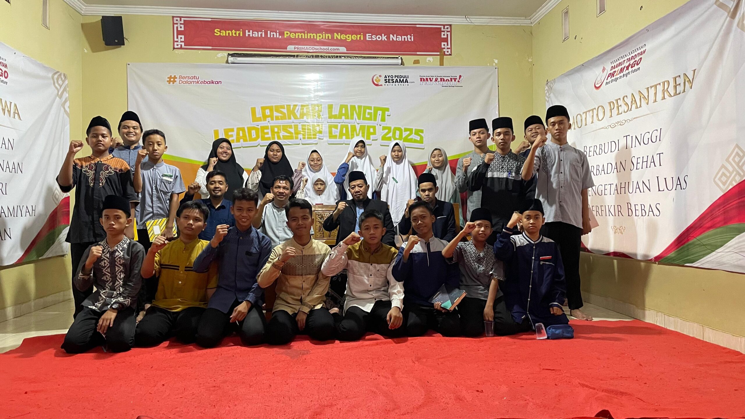 Pembukaan Laskar Langit Leadership Camp 2025 di Pesantren Primago
